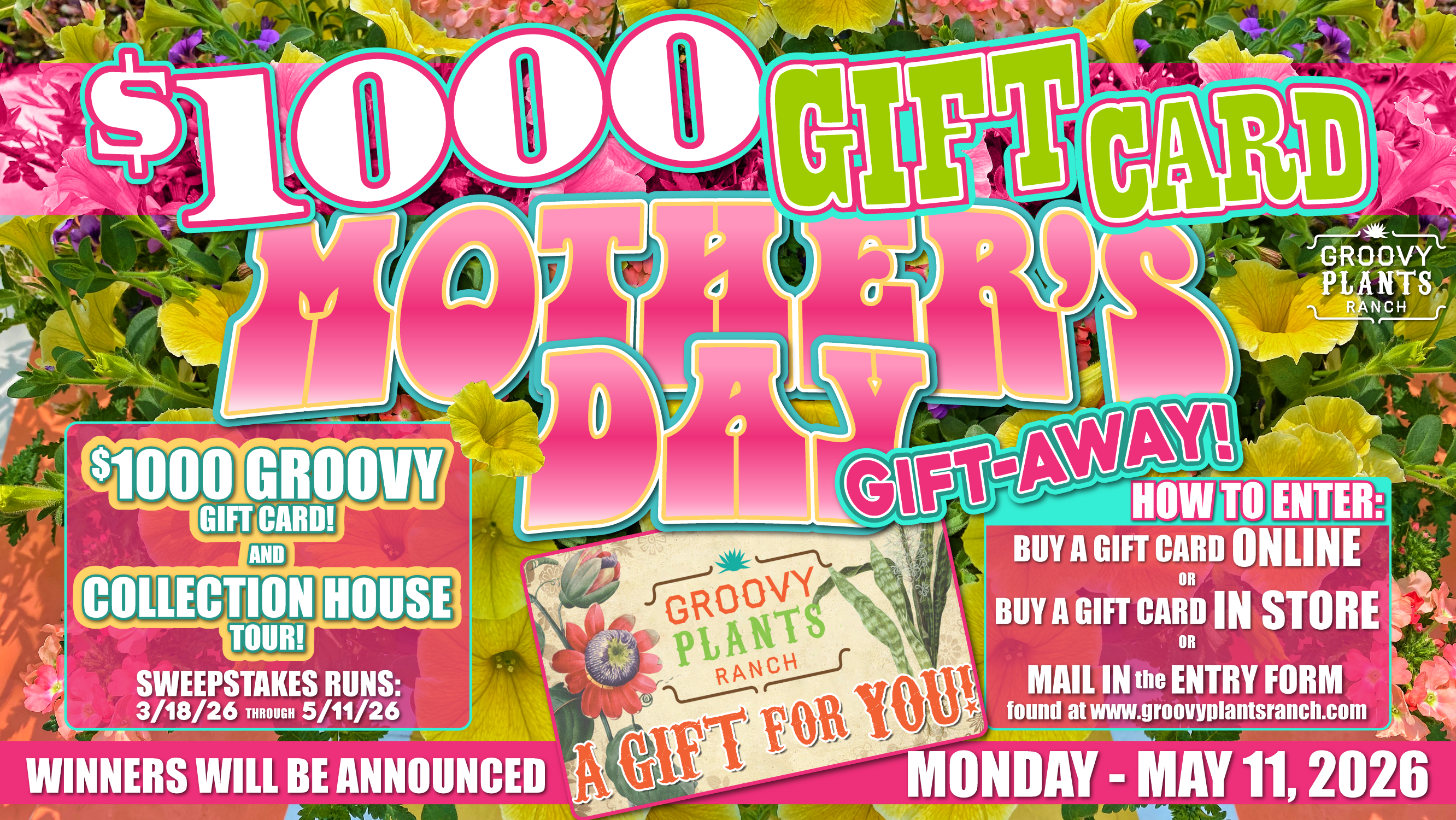 Groovy Plants Ranch - Gift Cards – The Groovy Plants Ranch LLC